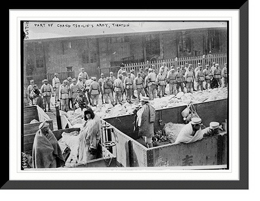 Historic Framed Print, Part of Chang Tso-Lin's Army, Tokyo, Japan, 17-7 ...