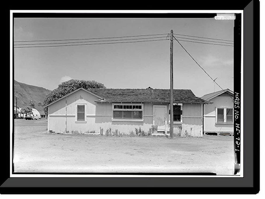 Historic Framed Print, Paschoal Craft Building, Moloka'i Island ...