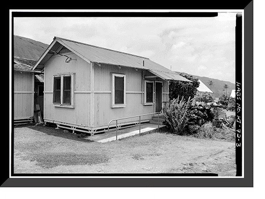 Historic Framed Print, Paschoal Craft Building, Moloka'i Island ...