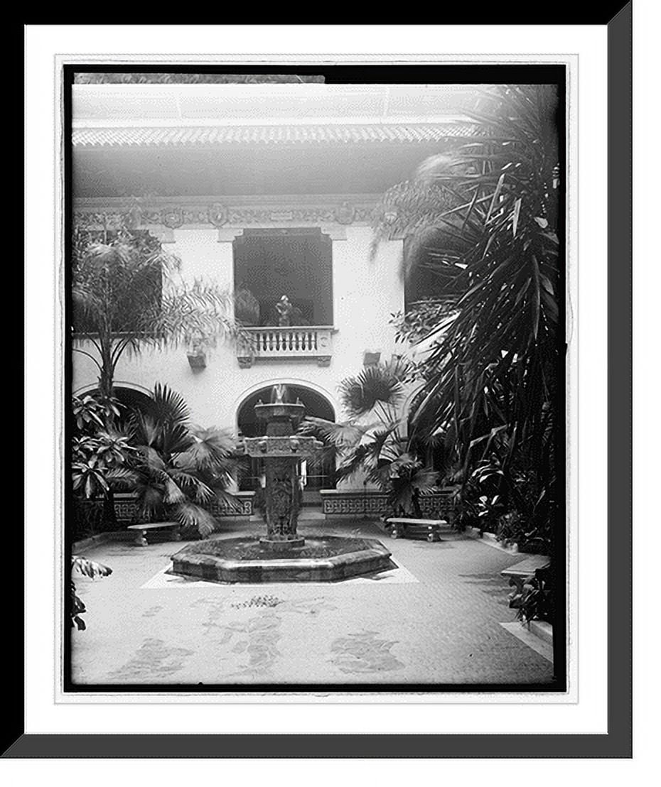 Historic Framed Print, Patio, Auditorium, Pan Am. Union, [Washington, D ...
