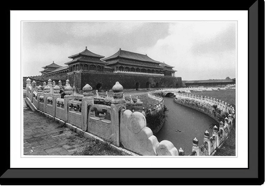 Historic Framed Print, [Peking, China]: Forbidden City gate, 17-7/8" x ...