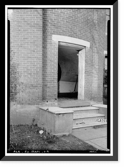 Historic Framed Print, Perry County Court House, Square bounded by ...