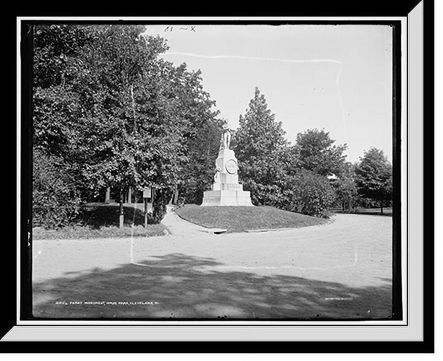 Historic Framed Print, Perry Monument, Wade Park, Cleveland, O[hio], 17 ...