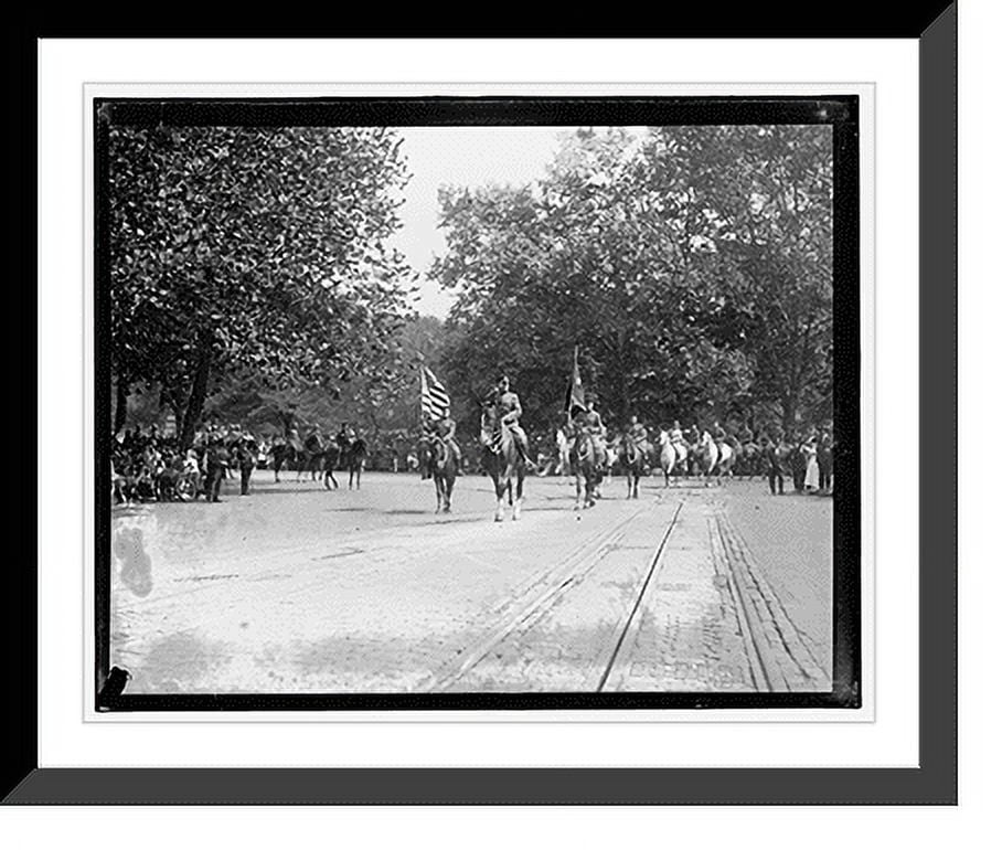 Historic Framed Print, Pershing parade, Sept. 17, 1919 - 2, 17-7/8" x ...