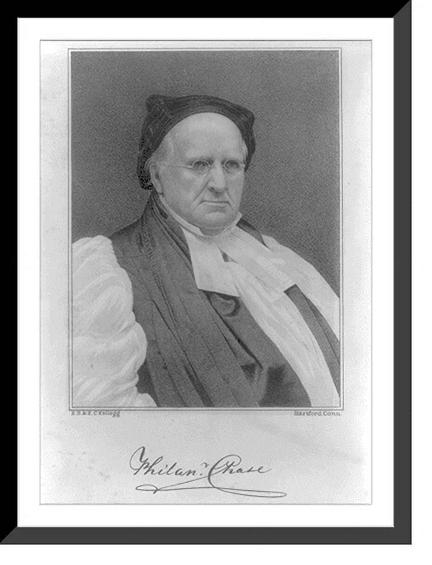 Historic Framed Print, [Philander Chase, head-and-shoulders portrait ...