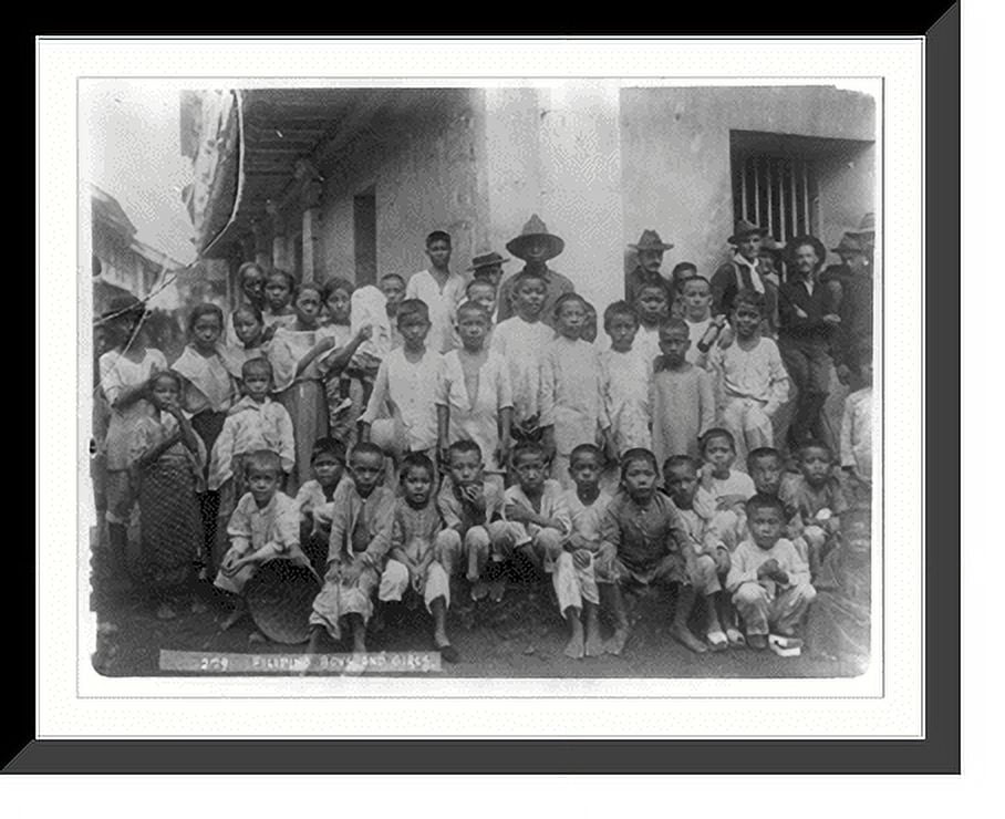 Historic Framed Print, [Philippine Insurrection, 1899: large group ...