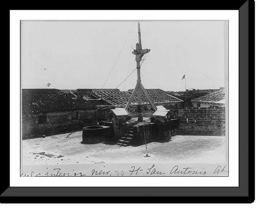 Historic Framed Print, [Philippines]: General interior view, Fort San ...