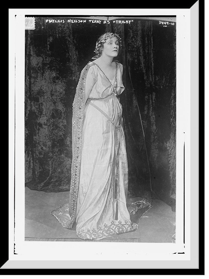 Historic Framed Print, Phillis Neilson Terry as "Trilby", 17-7/8" x 21 ...