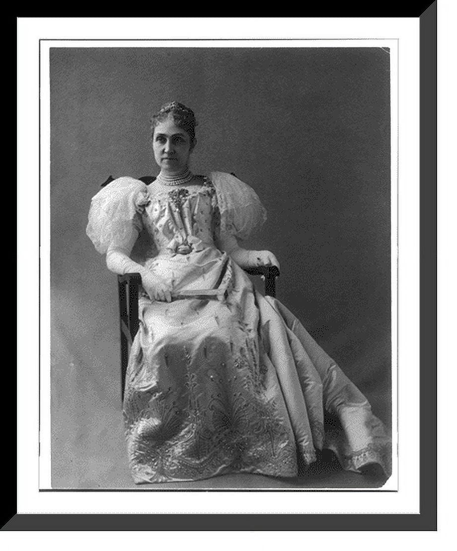 Historic Framed Print, Phoebe (Apperson) Hearst, 1842-1919, 17-7/8" x ...