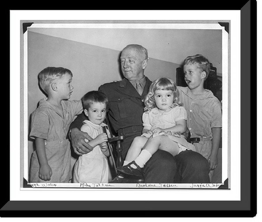 Historic Framed Print, [Photo from Patton Papers in MSS Div.: George ...
