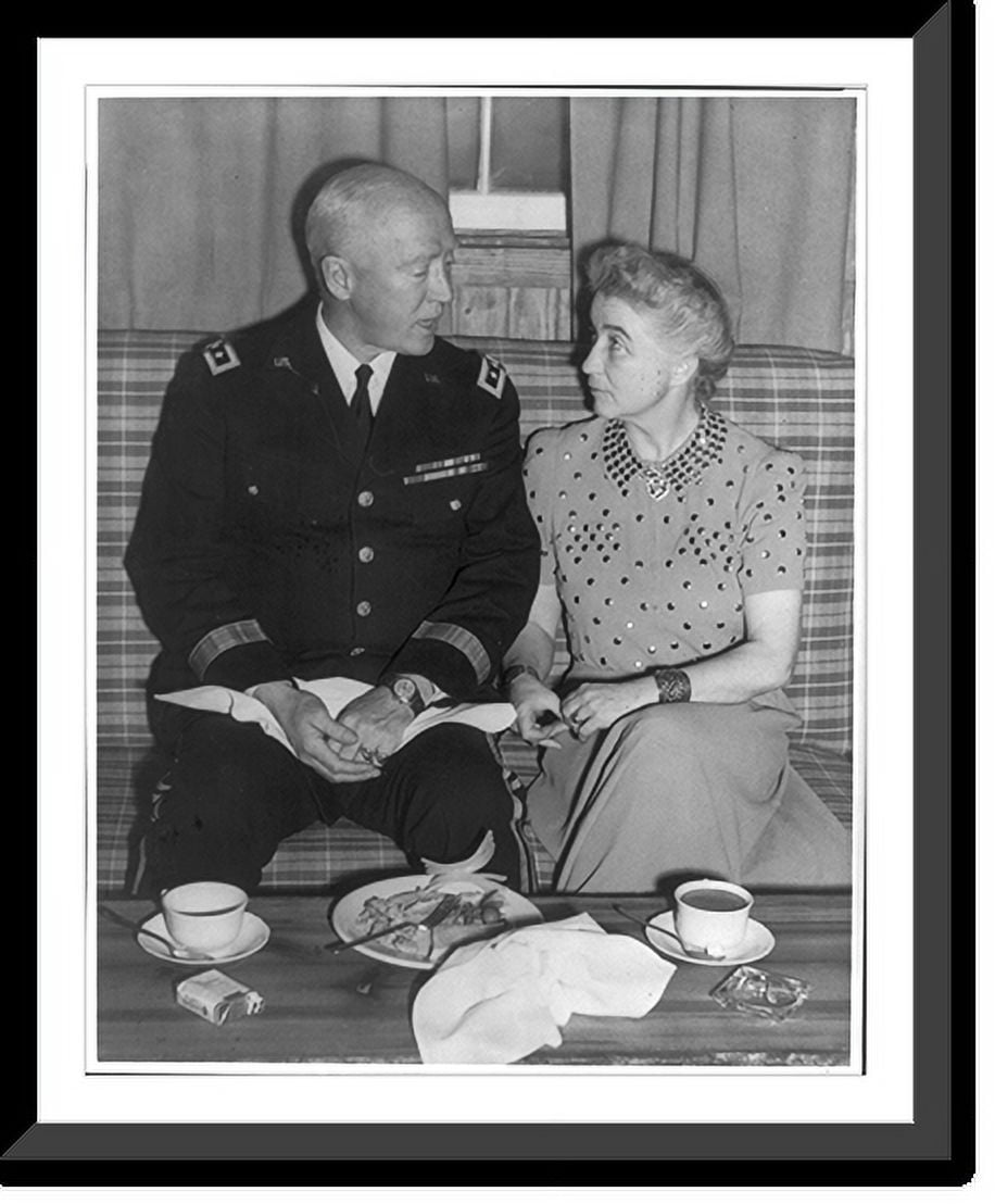 Historic Framed Print, [Photo from Patton Papers in MSS Div.: George ...