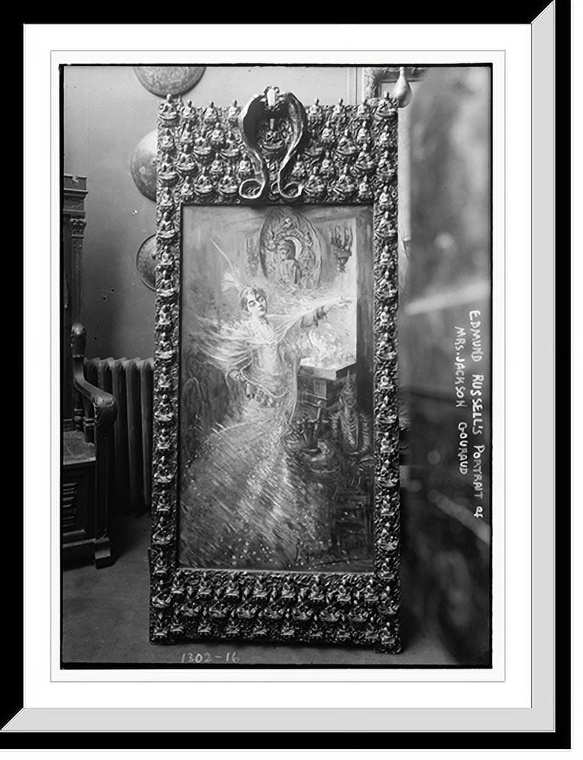 Historic Framed Print, Photo of Edmund Russell, portrait of Mrs ...