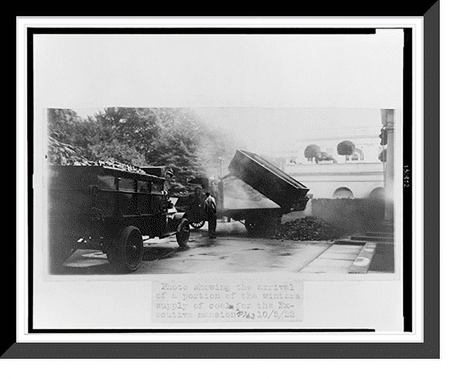 Historic Framed Print, Photo showing the arrival of a portion of the ... Historic Framed Print, Photo showing the arrival of a portion of the ...