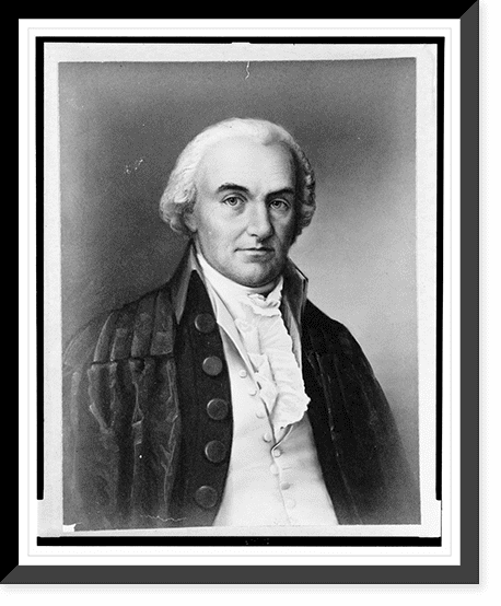 Historic Framed Print, [Photograph of portrait of Oliver Ellsworth ...