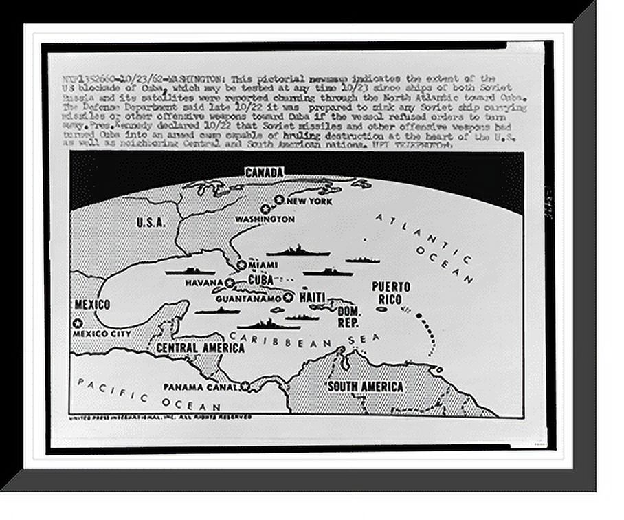 Historic Framed Print, [Pictorial newsmap illustrating the U.S. naval ...