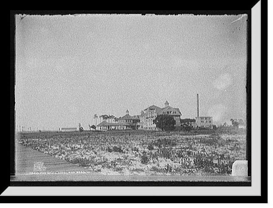 Historic Framed Print, Pine Beach Hotel, Pine Beach, Va. - 2, 17-7/8" x ...