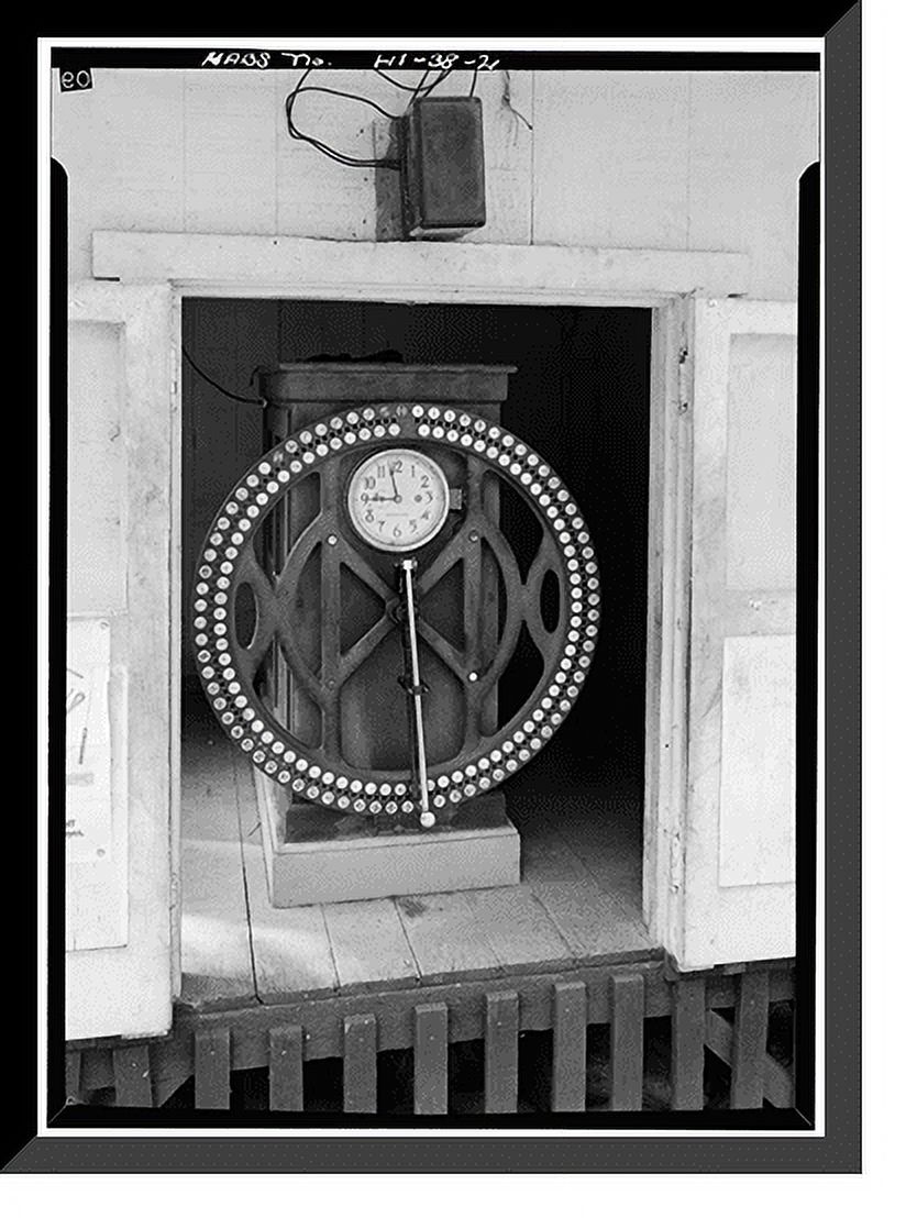 Historic Framed Print, Pioneer Mill, Time Clock, Lahainaluna Road ...