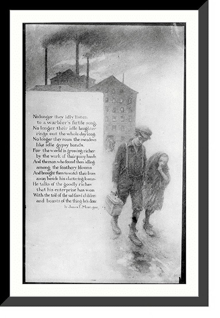 Historic Framed Print, Poem, 17-7/8" x 21-7/8" - Walmart.com