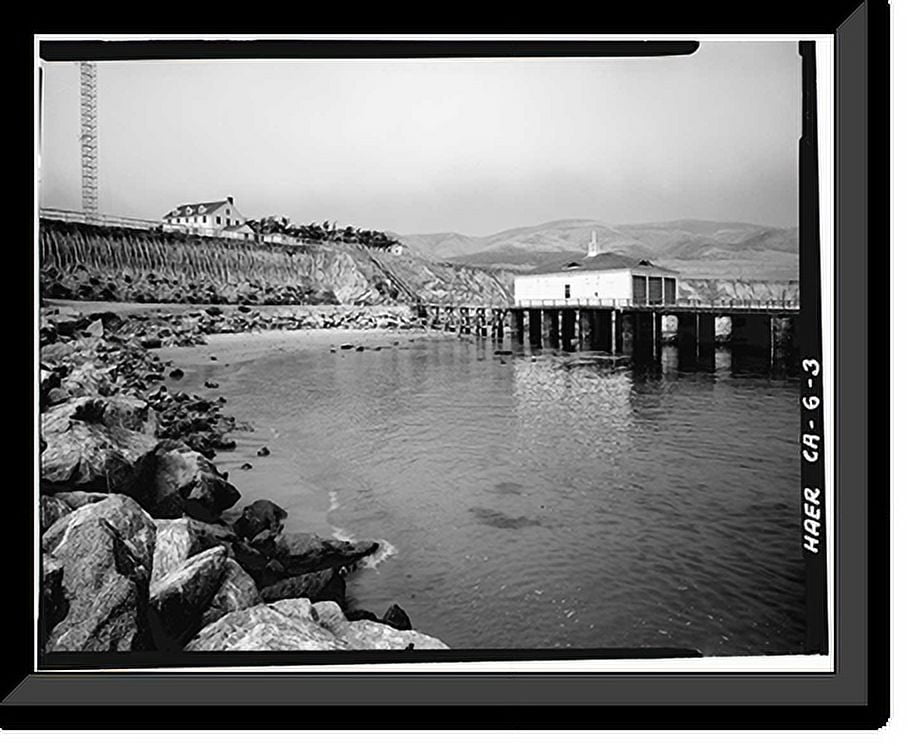 Historic Framed Print, Point Arguello Coast Guard Rescue Station ...
