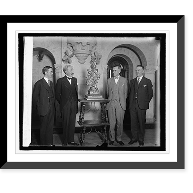 Historic Framed Print, Porter Adams, Baron deCartier, Ward T. Van Arman ...