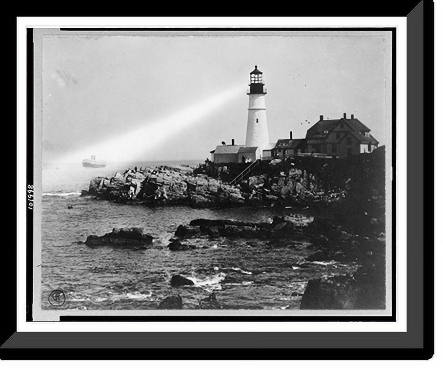 Historic Framed Print, [Portland Head Light, Portland, Maine].CK., 17-7 ...