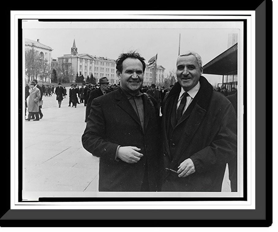 Historic Framed Print, [Portrait of Evgenii Khaldei and Konstantin ...