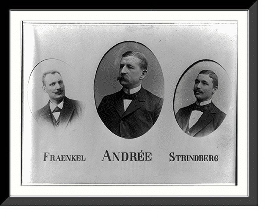 Historic Framed Print, [Portrait composite of Knut Fraenkel, Salomon ...