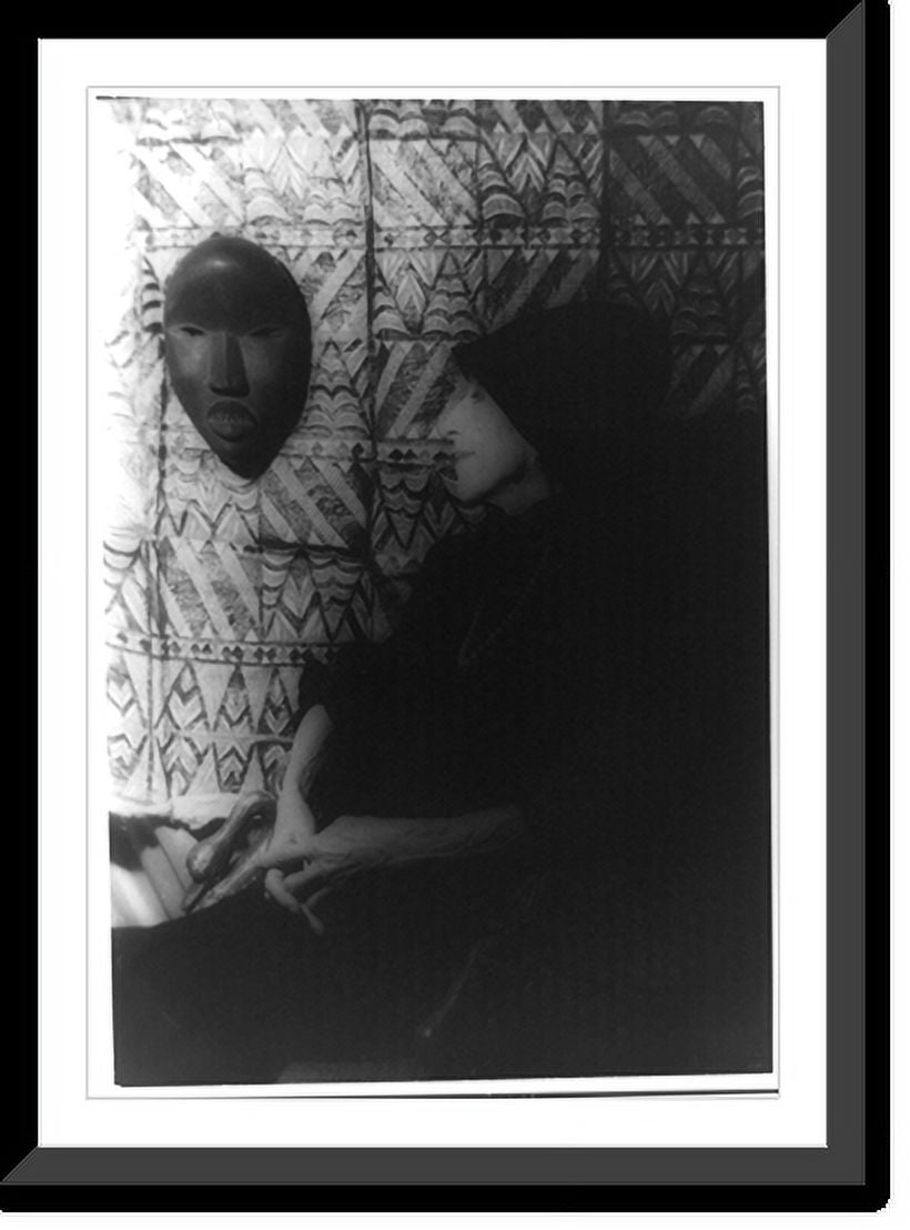 Historic Framed Print, [Portrait of Isak Dinesen (Baroness Karen Blixen ...