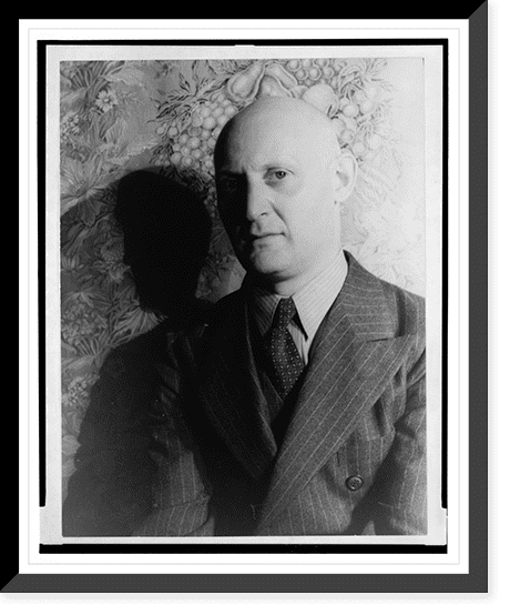 Historic Framed Print, [Portrait of Israel Joshua Singer], 17-7/8" x 21 ...