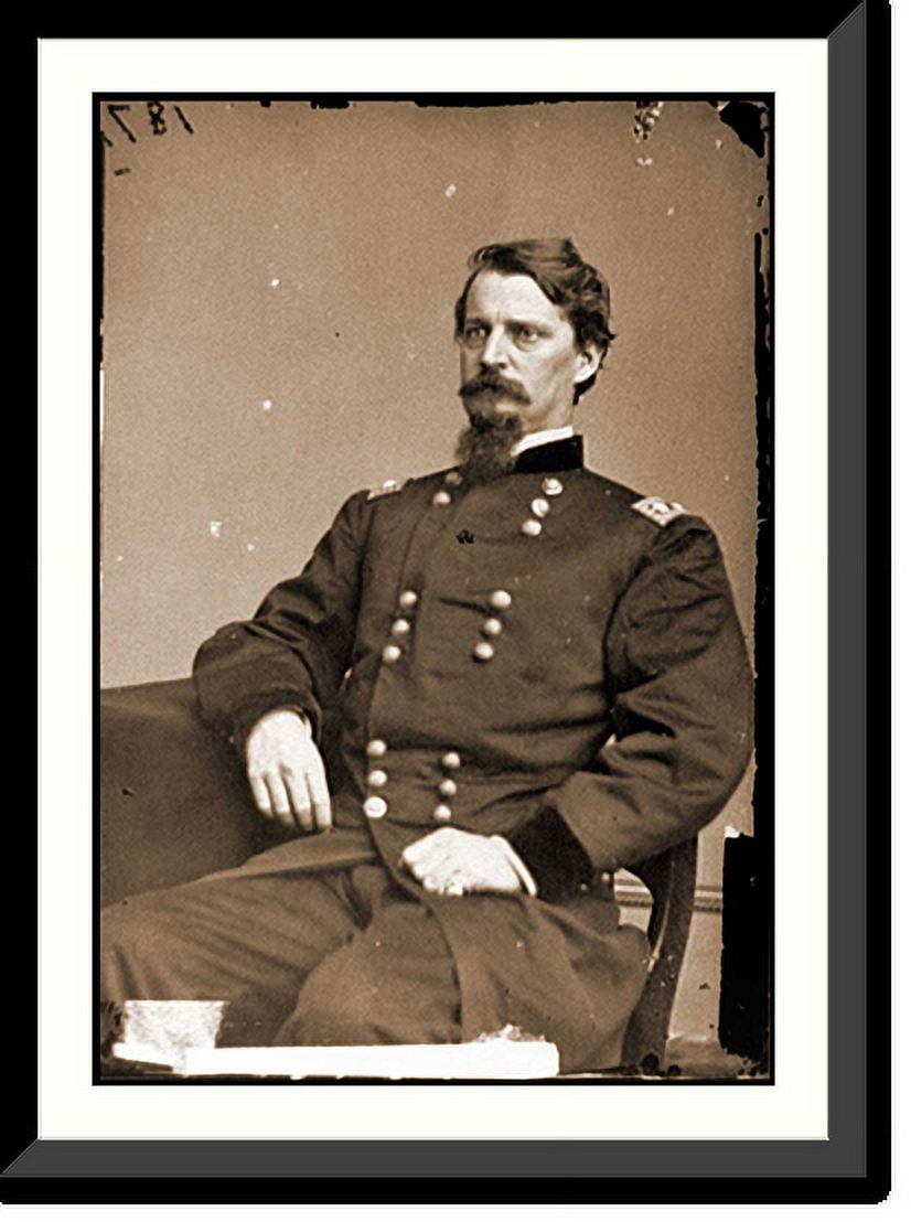 Historic Framed Print, Portrait of Maj. Gen. Winfield S. Hancock ...