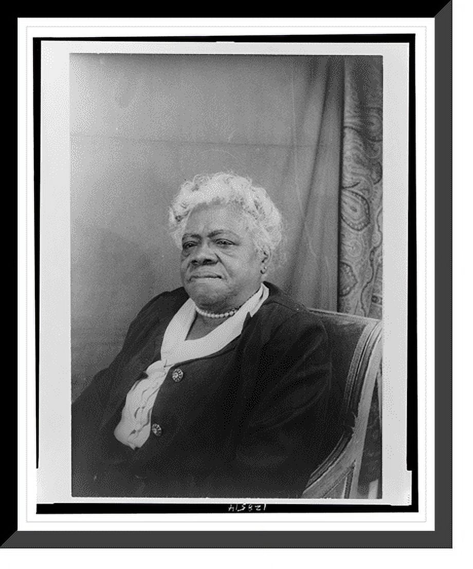 Historic Framed Print, [Portrait of Mary McLeod Bethune] - 2, 17-7/8" x ...