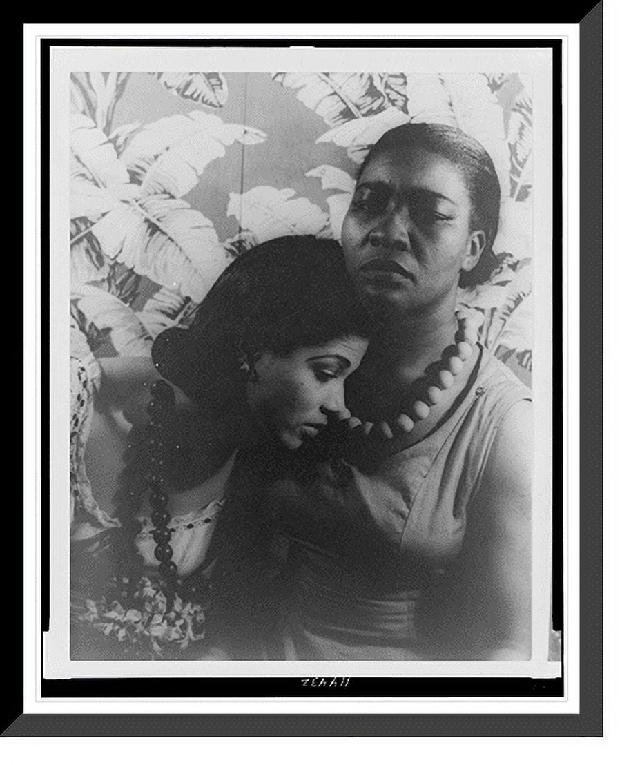 Historic Framed Print, [Portrait of Maudelle Bass, and Lewayne Kennard ...