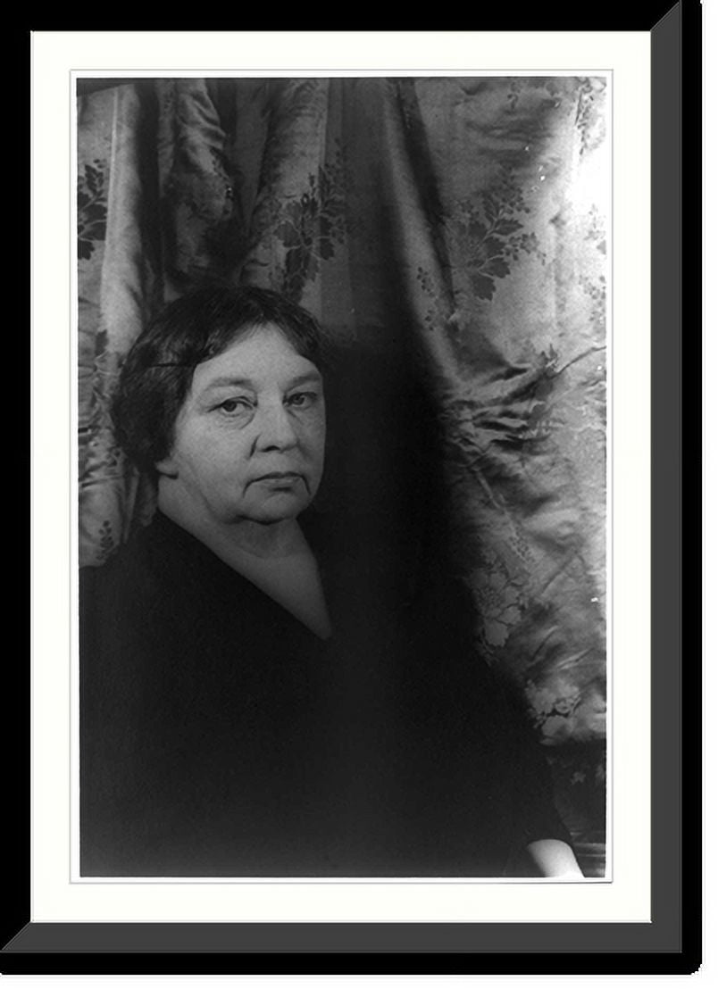 Historic Framed Print, [Portrait of Sigrid Undset], 17-7/8" x 21-7/8 ...
