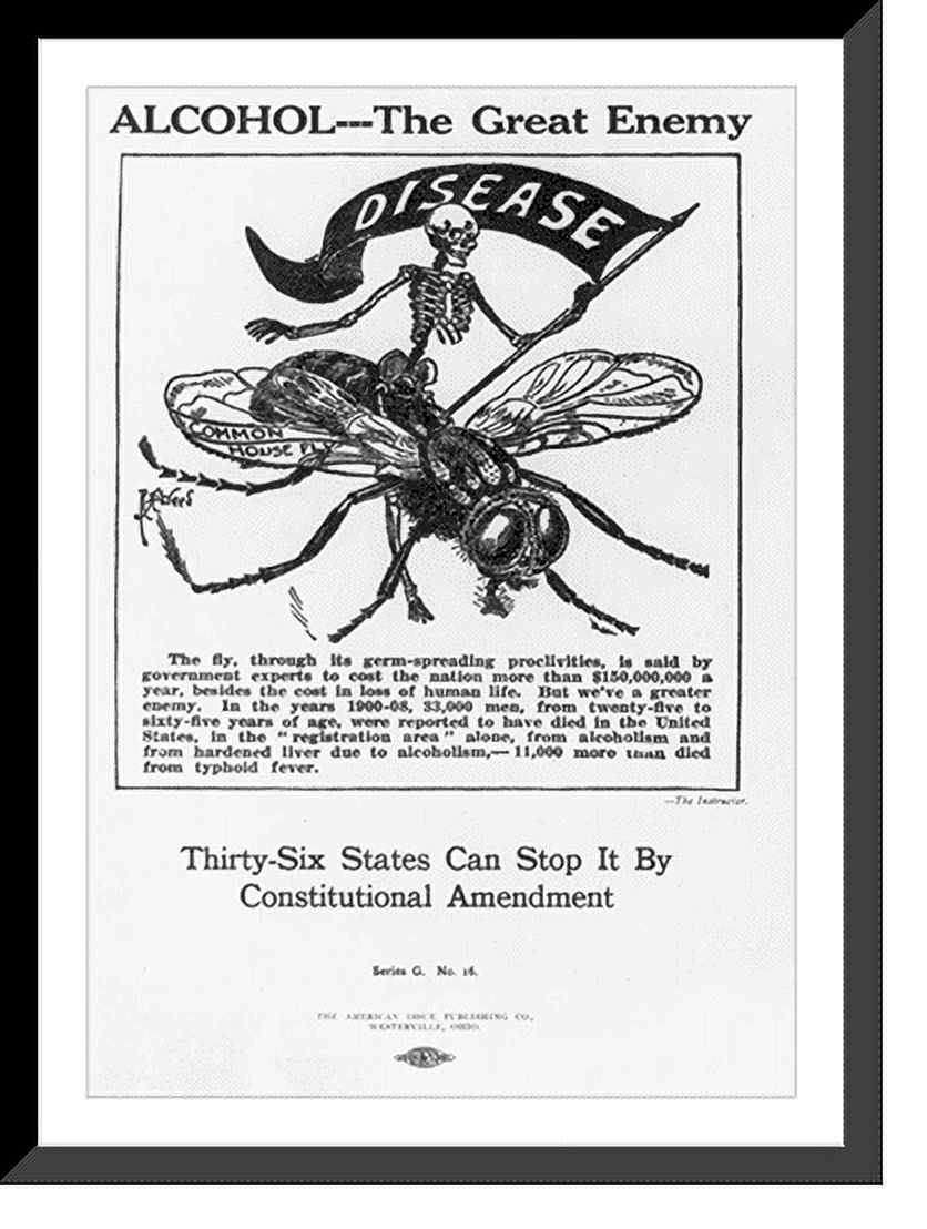 Historic Framed Print, [Posters in support of the 18th Amendment ...