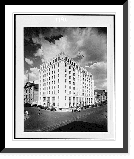 Historic Framed Print, [Potomac Electric Power Company building at 10th ...