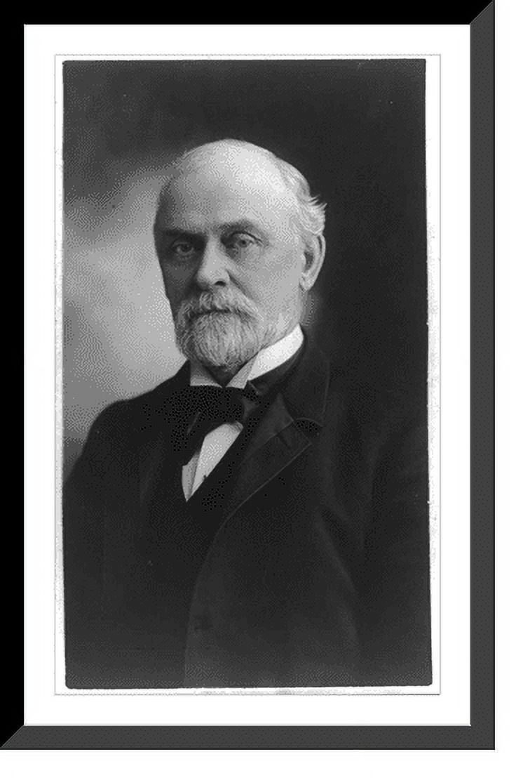 Historic Framed Print, [Potter Palmer, 1826-1902, half length, facing ...