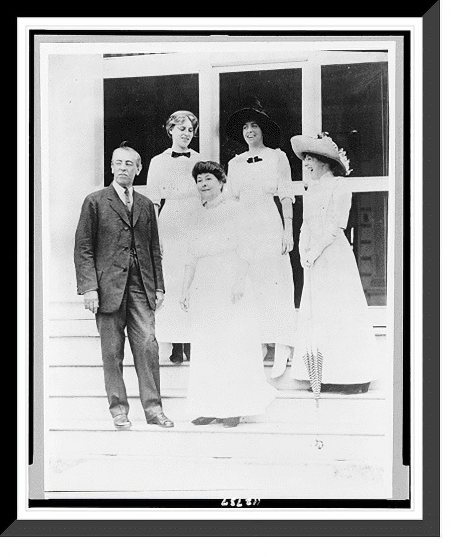 Historic Framed Print, [Pres. Woodrow Wilson, and Ellen Axson Wilson ...