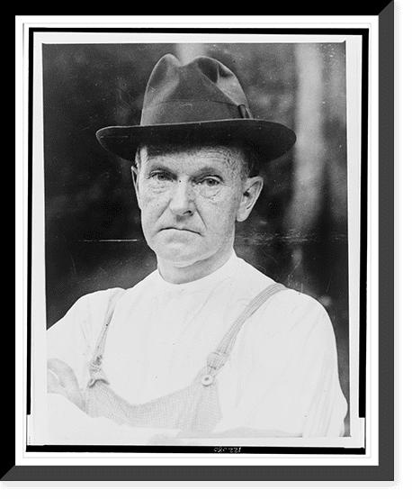 Historic Framed Print, [President Calvin Coolidge, head-and-shoulders ...