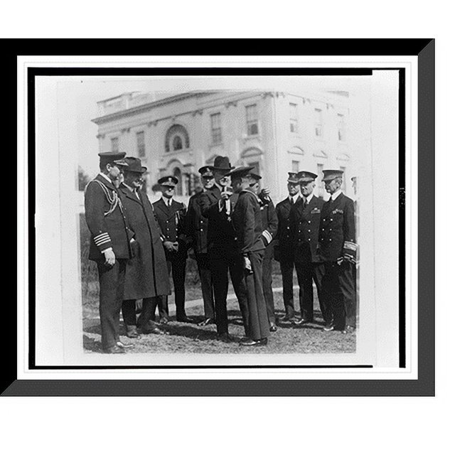 Historic Framed Print, [President Coolidge] decorating Henry Breault of ...