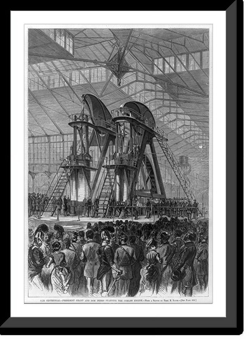 Historic Framed Print, [President Grant and Don Pedro starting the ...