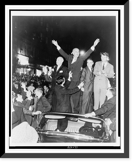 Historic Framed Print, [President Lyndon B. Johnson and Robert F ...