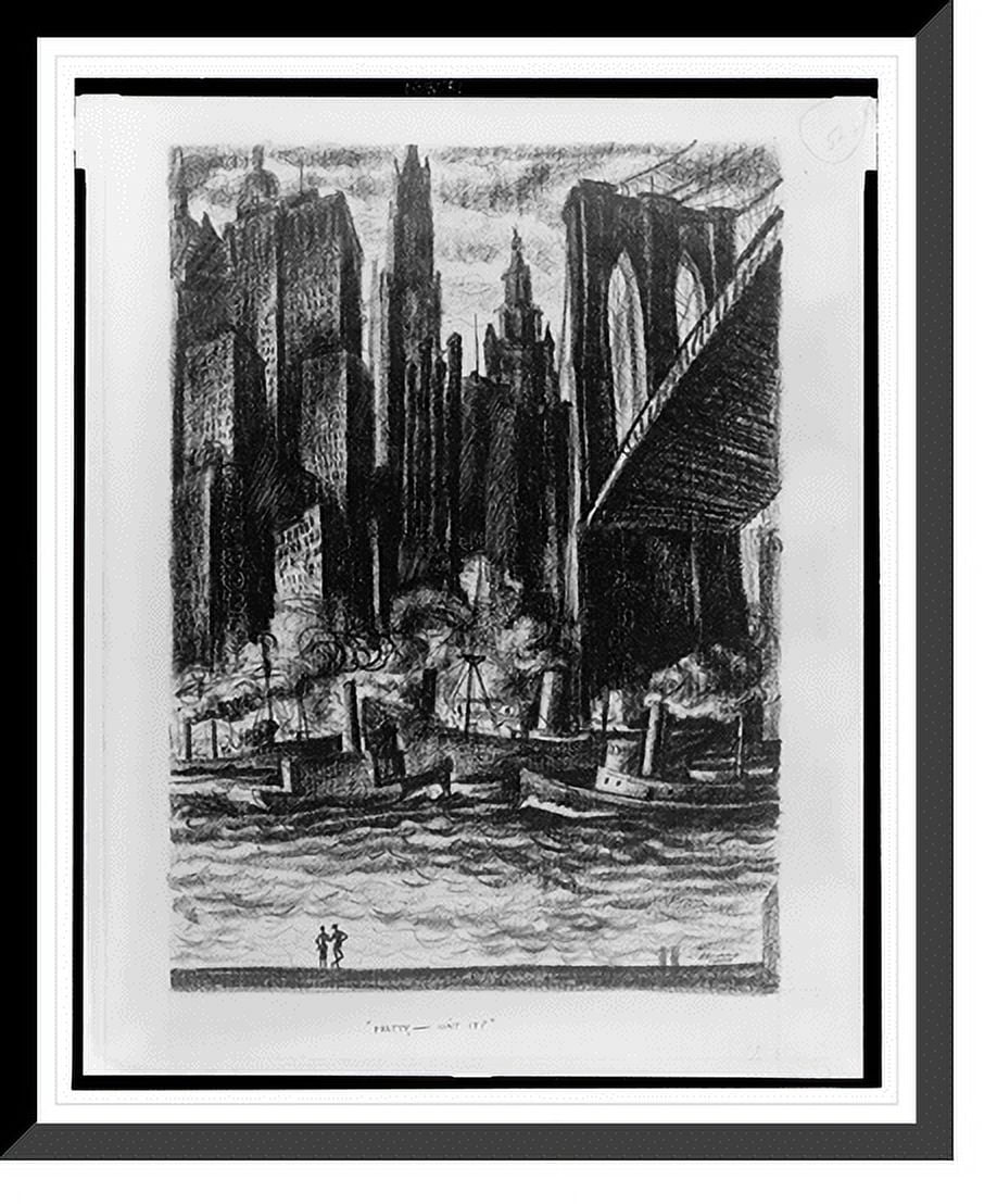 Historic Framed Print, Pretty - isn't it?".Reginald Marsh." - 2, 17-7/8 ...