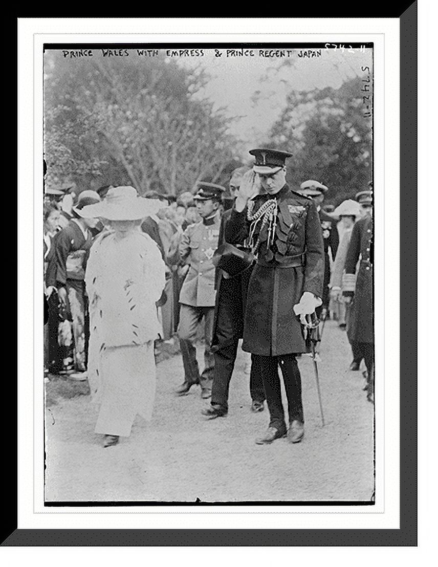 Historic Framed Print, Prince of Wales with Empress and Prince Regent ...