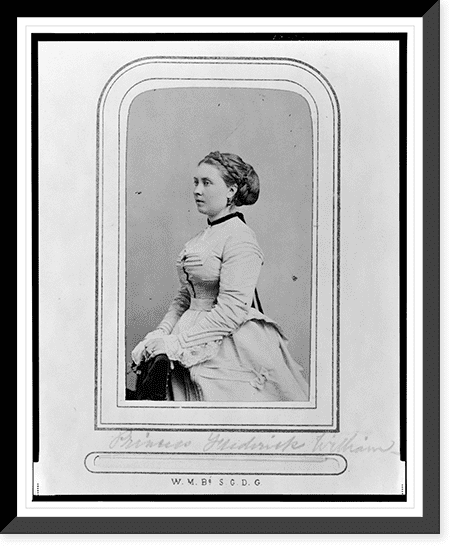 Historic Framed Print, [Princess Victoria, half-length portrait ...