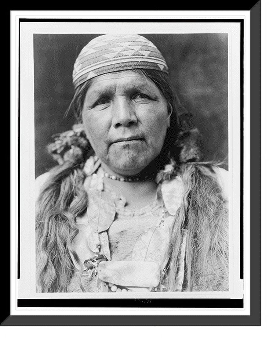 Historic Framed Print, Principal female shaman of the Hupa, 17-7/8" x ...