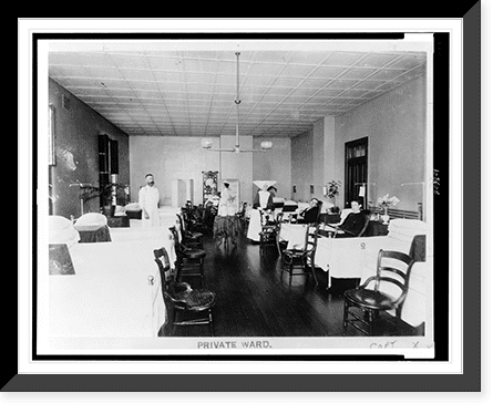 Historic Framed Print, [Private ward in Providence Hospital, Washington ...