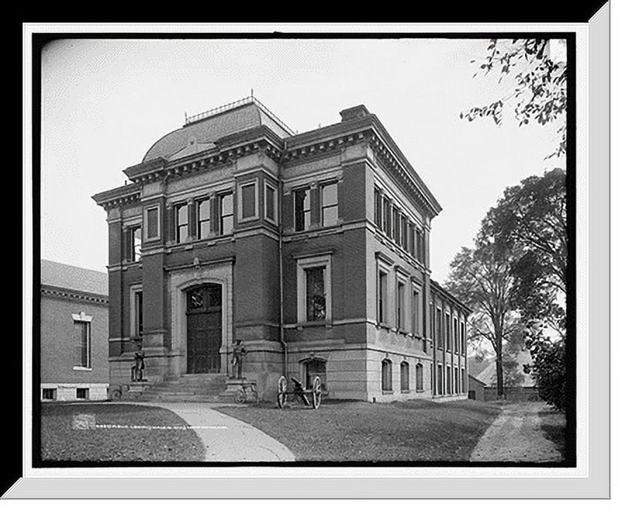 Historic Framed Print, Public library (Memorial Hall), Northampton ...