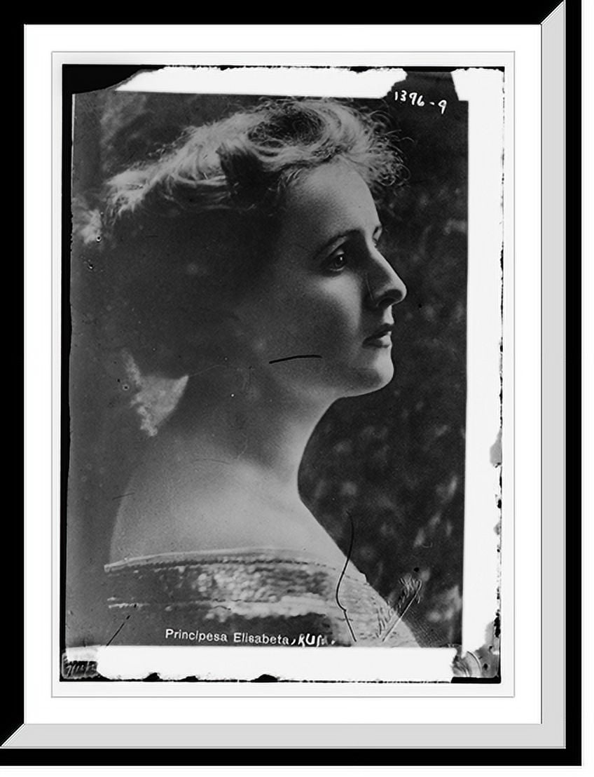 Historic Framed Print, Queen Elizabeth of Roumania as Princess, 17-7/8 ...