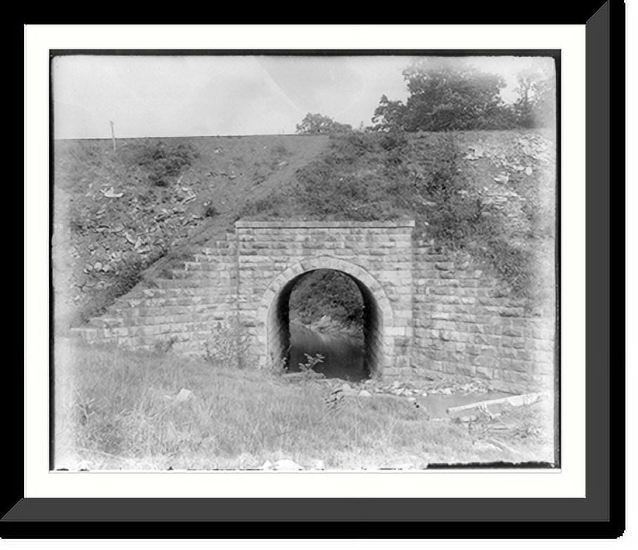Historic Framed Print, [Railroad culvert overpass, Lexington, Va.], 17 ...