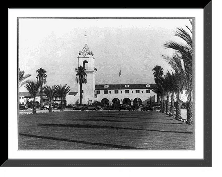 Historic Framed Print, [Railroad stations: Southern Pacific Depot, Palm ...